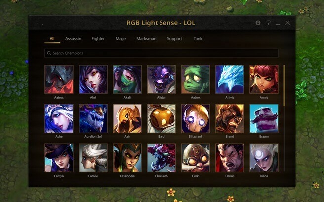 RGB Light Sense - LOL