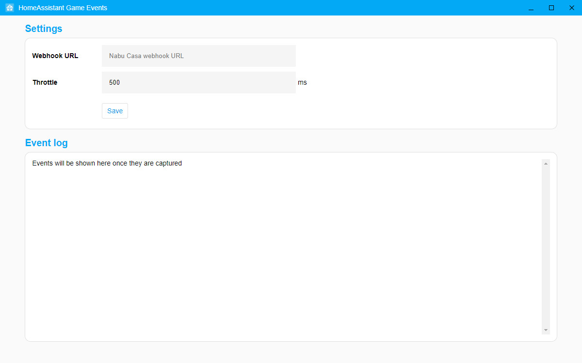 HomeAssistant Game Events
