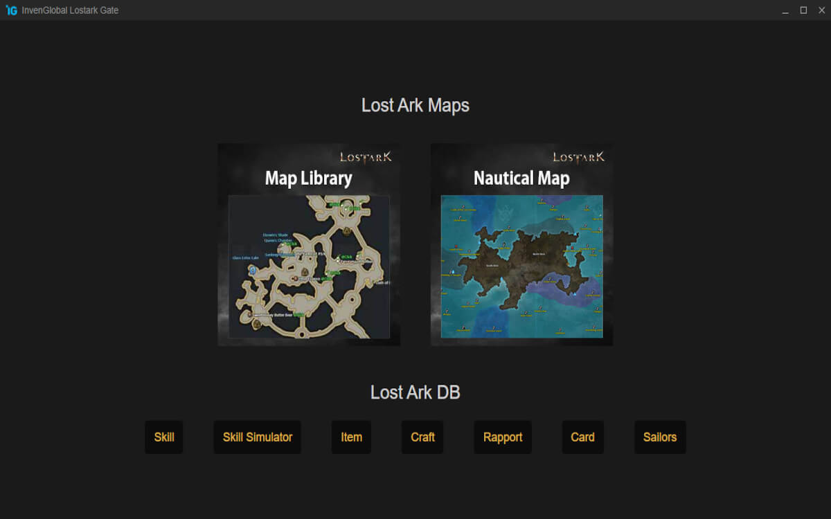Lost Ark Maps