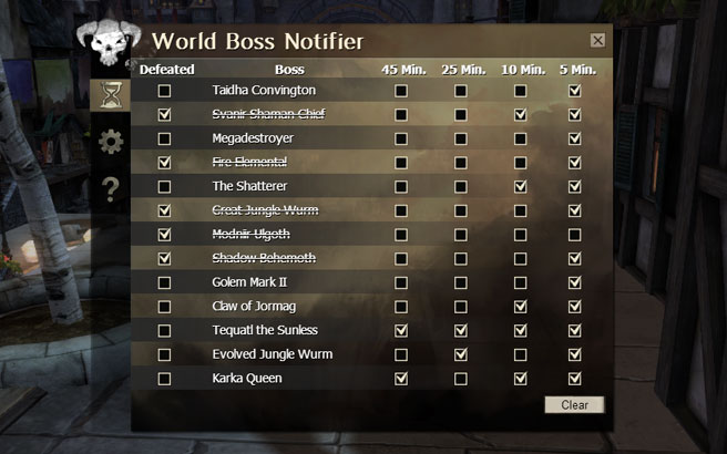 World Boss Notifier