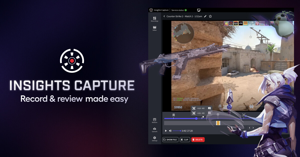 Insights Capture - Desktop App on Overwolf