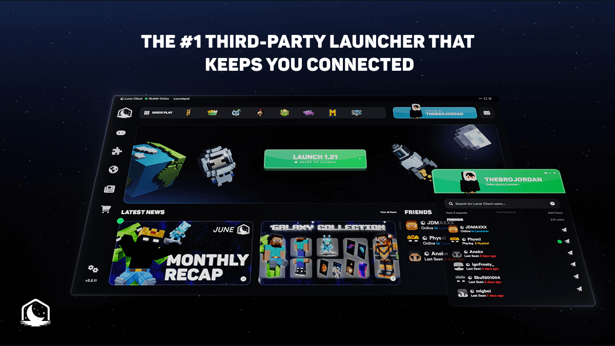 Lunar Client - Desktop App on Overwolf