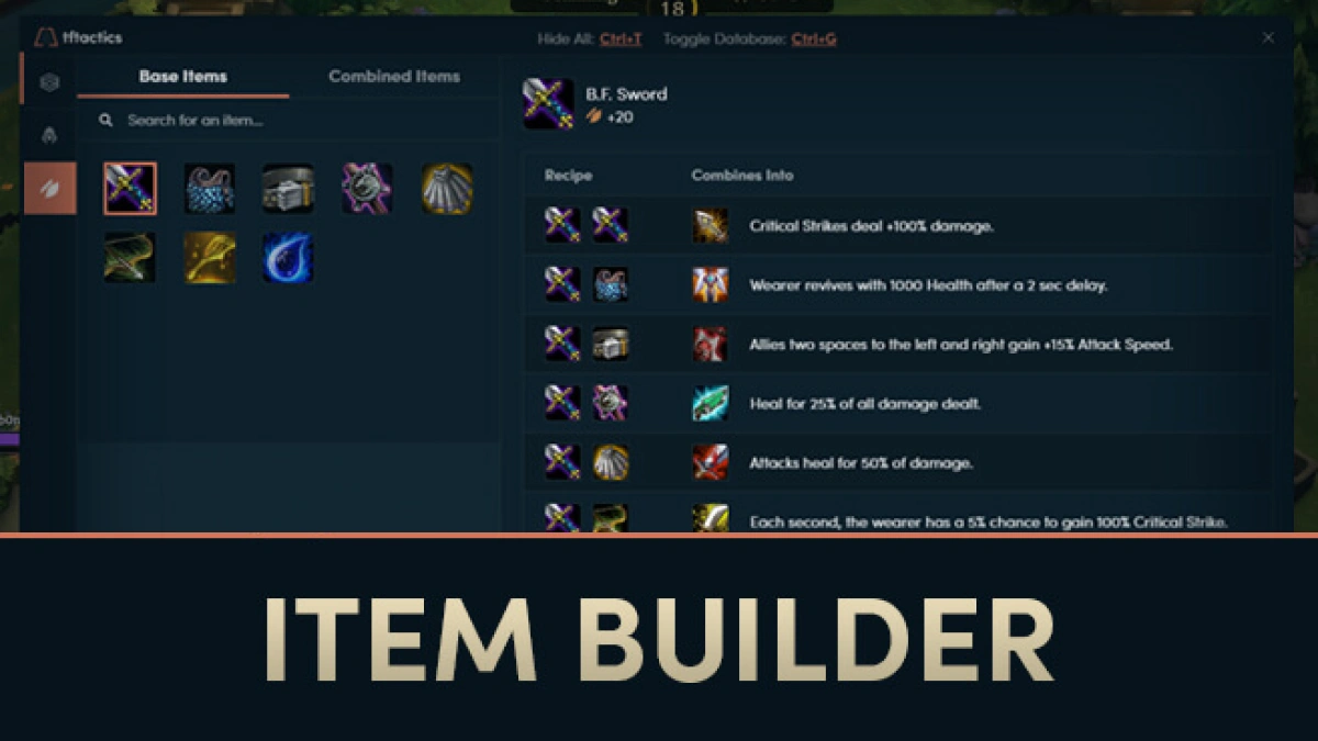 TFTactics - Desktop App on Overwolf