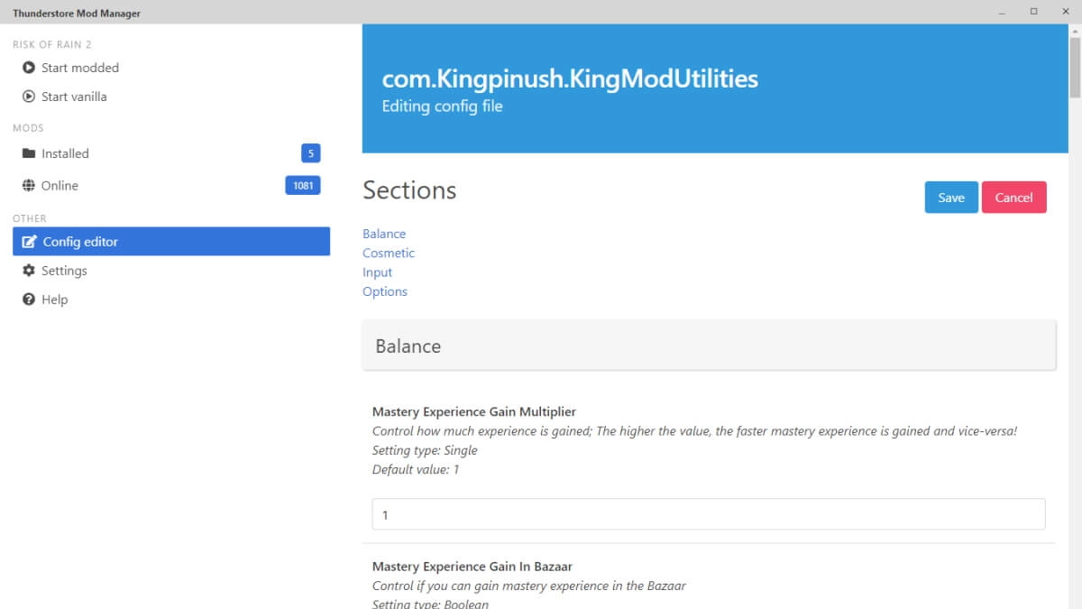 Thunderstore Mod Manager - Desktop App on Overwolf